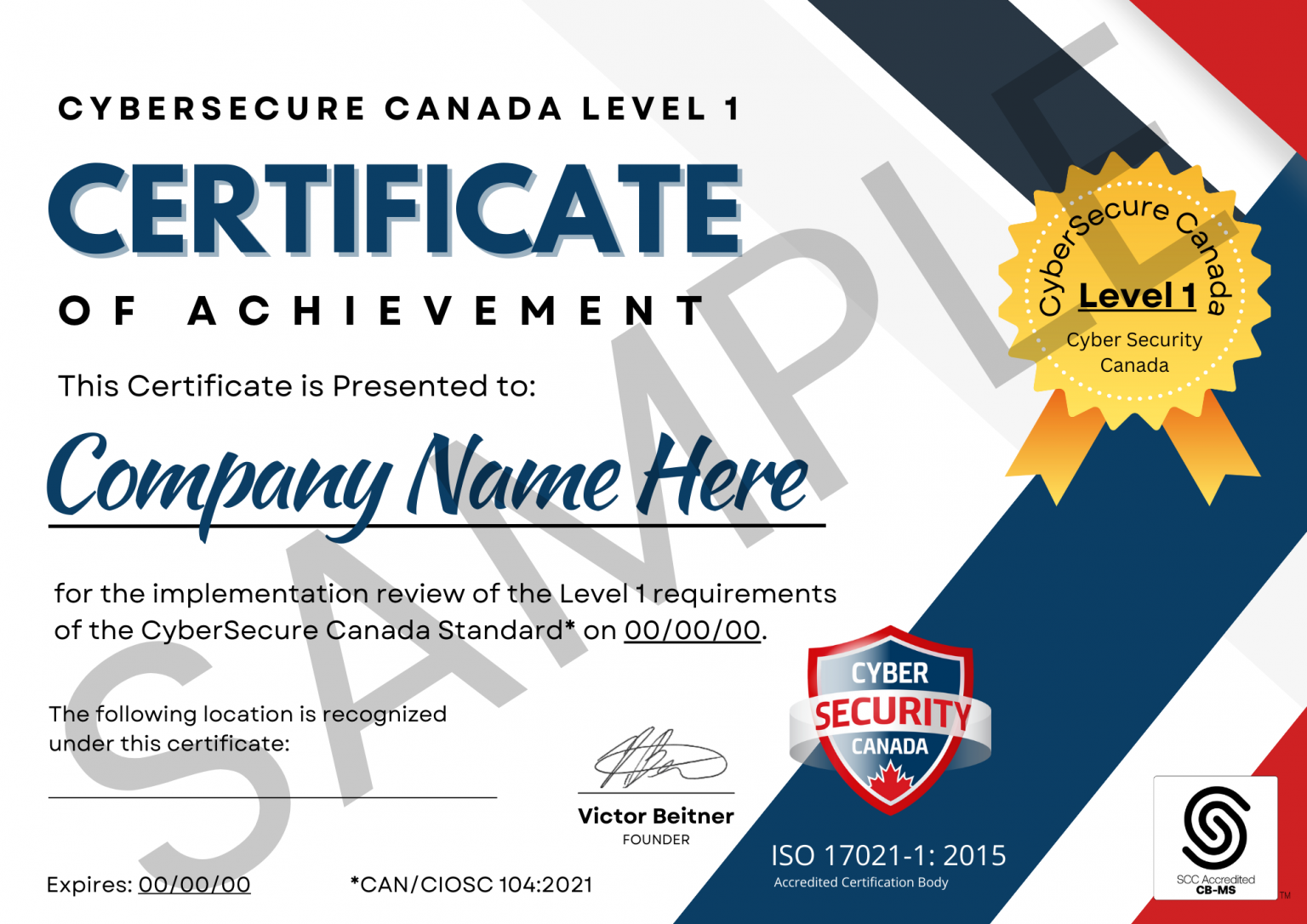 Level 1 Certification